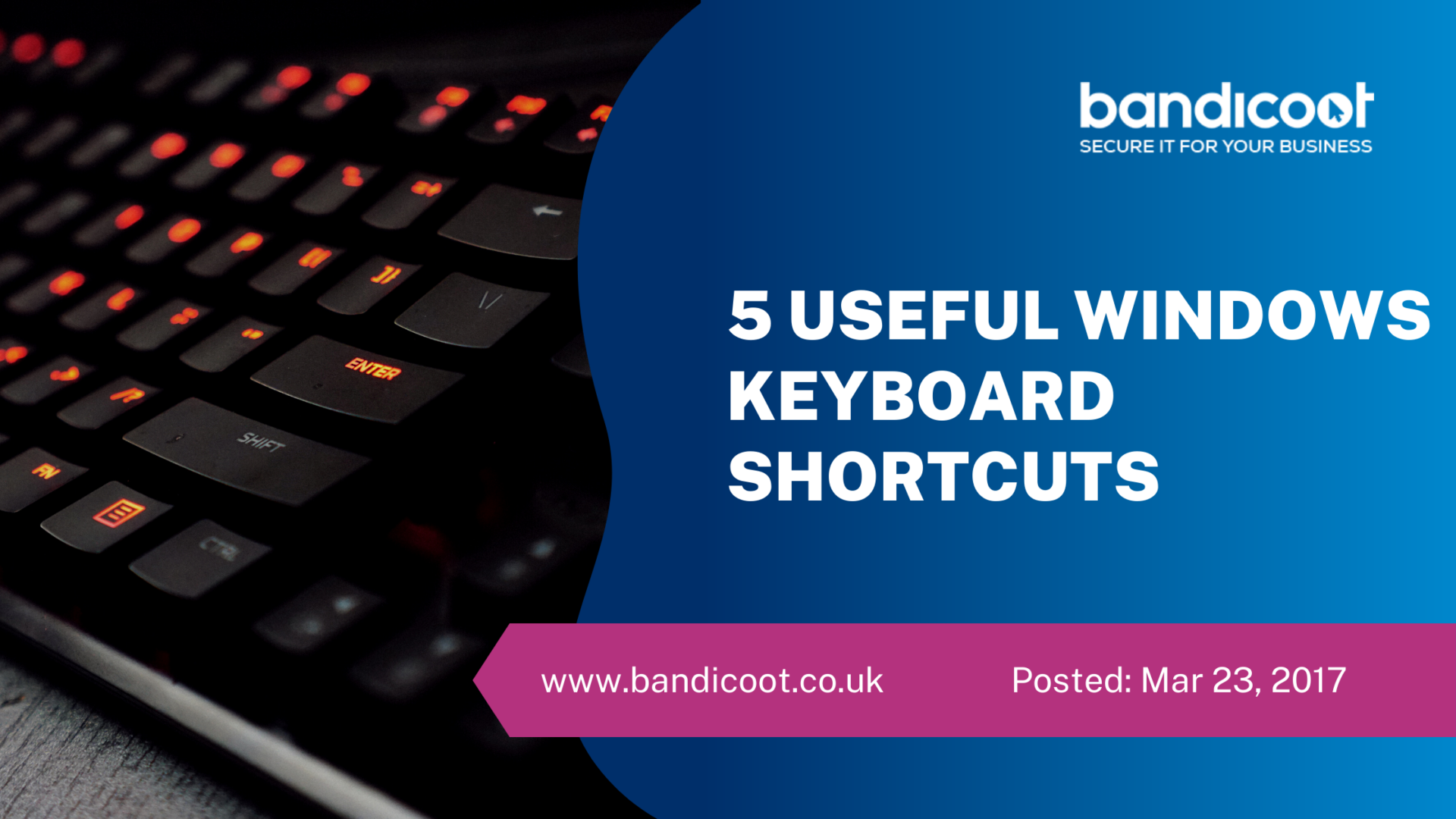 5 Useful Windows Keyboard Shortcuts