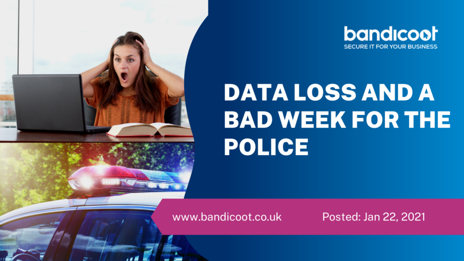 Data Loss And A Bad Week For The Police